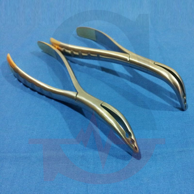 2 UPPER & LOWER ATRAUMATIC FISH HOOK ROOT TIP DENTAL EXTRACTING FORCEPS ...