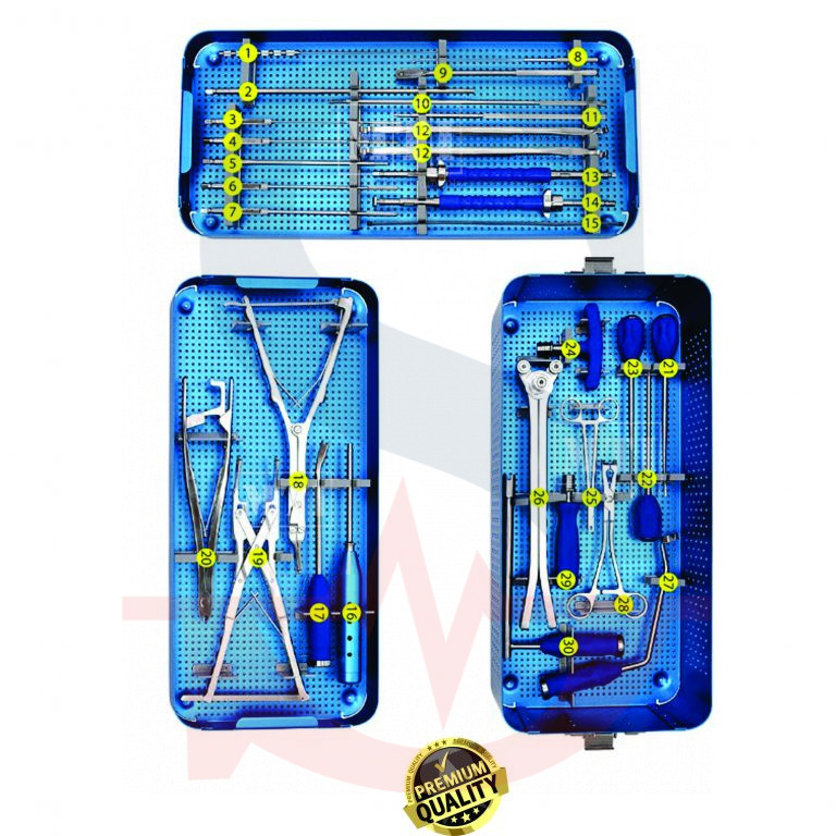 Spinal Pedicle Screw System Surgical Spine Instrument Set – Stemedic ...
