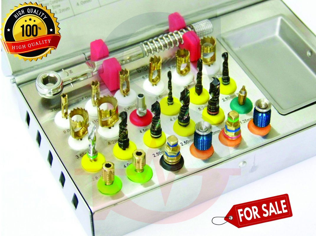 Basic Dental Implant Kit Universal tools & Instruments Surgical ...
