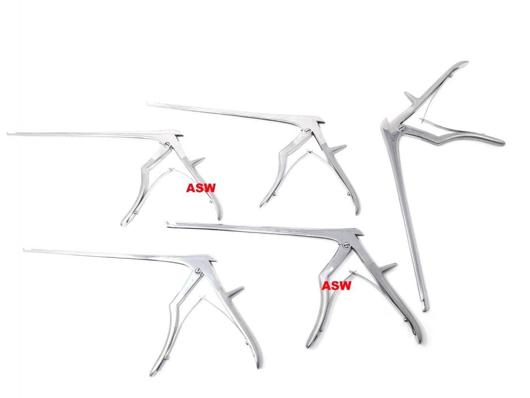 Spinal Kerrison Laminectomy Rongeur 9 inch 1 + 2 + 3 + 4 +5 mm Up 45 ...