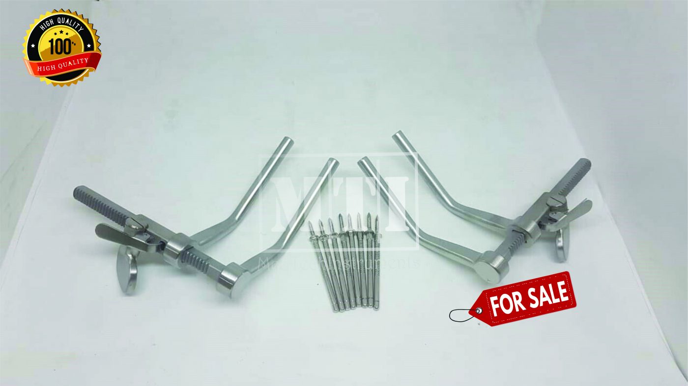 Neurosurgical Caspar Cervical Distractor Left Right Screw Orthopedic ...