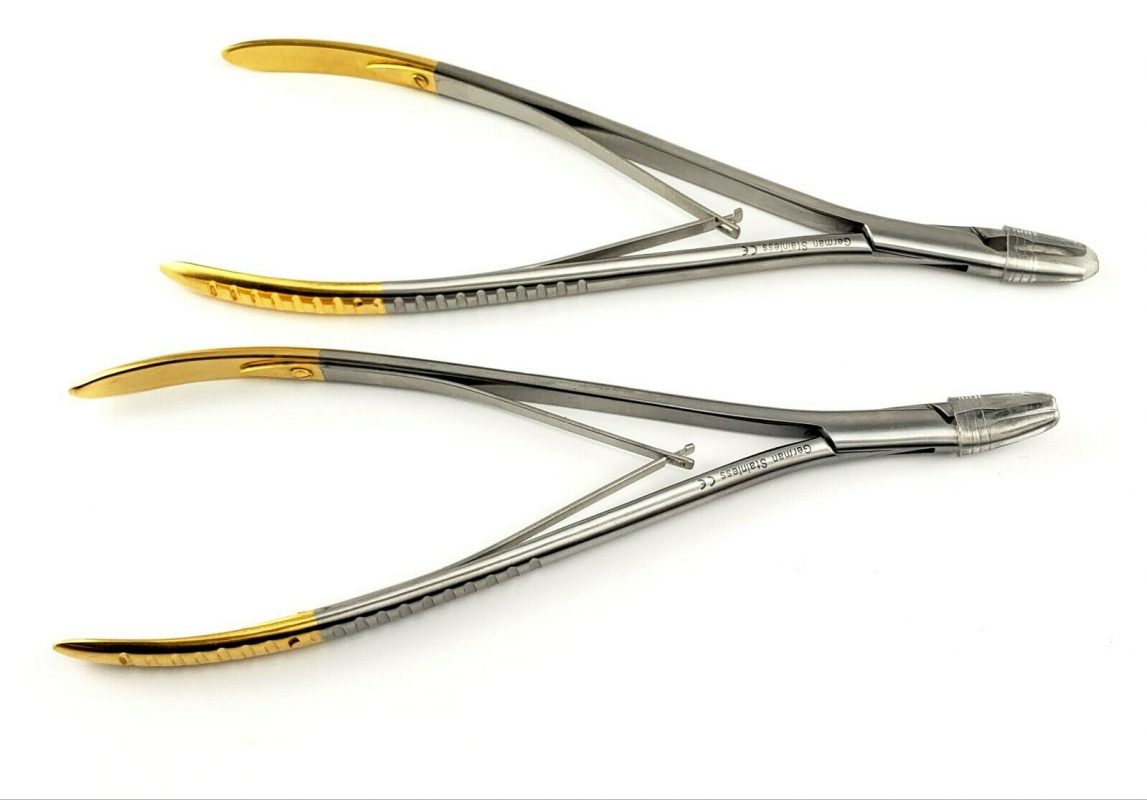2 Lempert Bone Rongeur 8 Straight & Curved German Stainless Steel ...